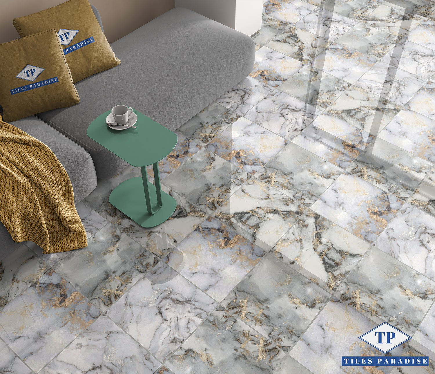 Exotica Gold | 60x60cm Wall & Floor Tiles – TILES Paradise